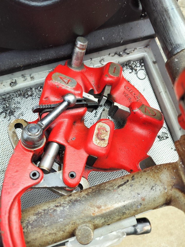 Ridgid 1822-1 Auto Chuck Pipe threader Machine With Dies -115v | eBay