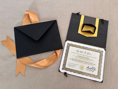 David Lynch Presents Chrysta Bell - Natural Burial Plot Certificate ...