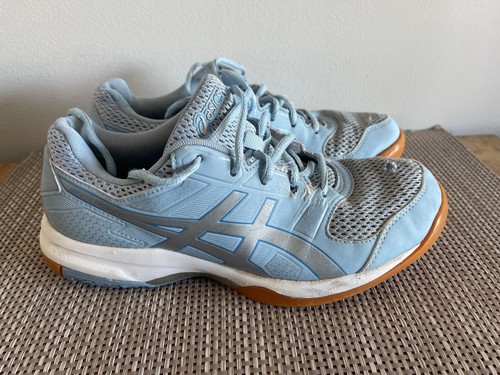 Asics B756Y Gel Rocket Blue Women’s Netball Trainers EUR 39, 24.5CM,US ...
