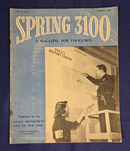 1952 Jan Spring 3100 NYPD New York City Police 107 Precinct Line Up | eBay