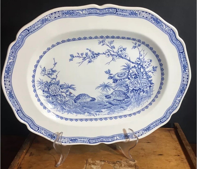 Furnivals Quail Blue England Dishes Various Items Dinnerware & Serving ...