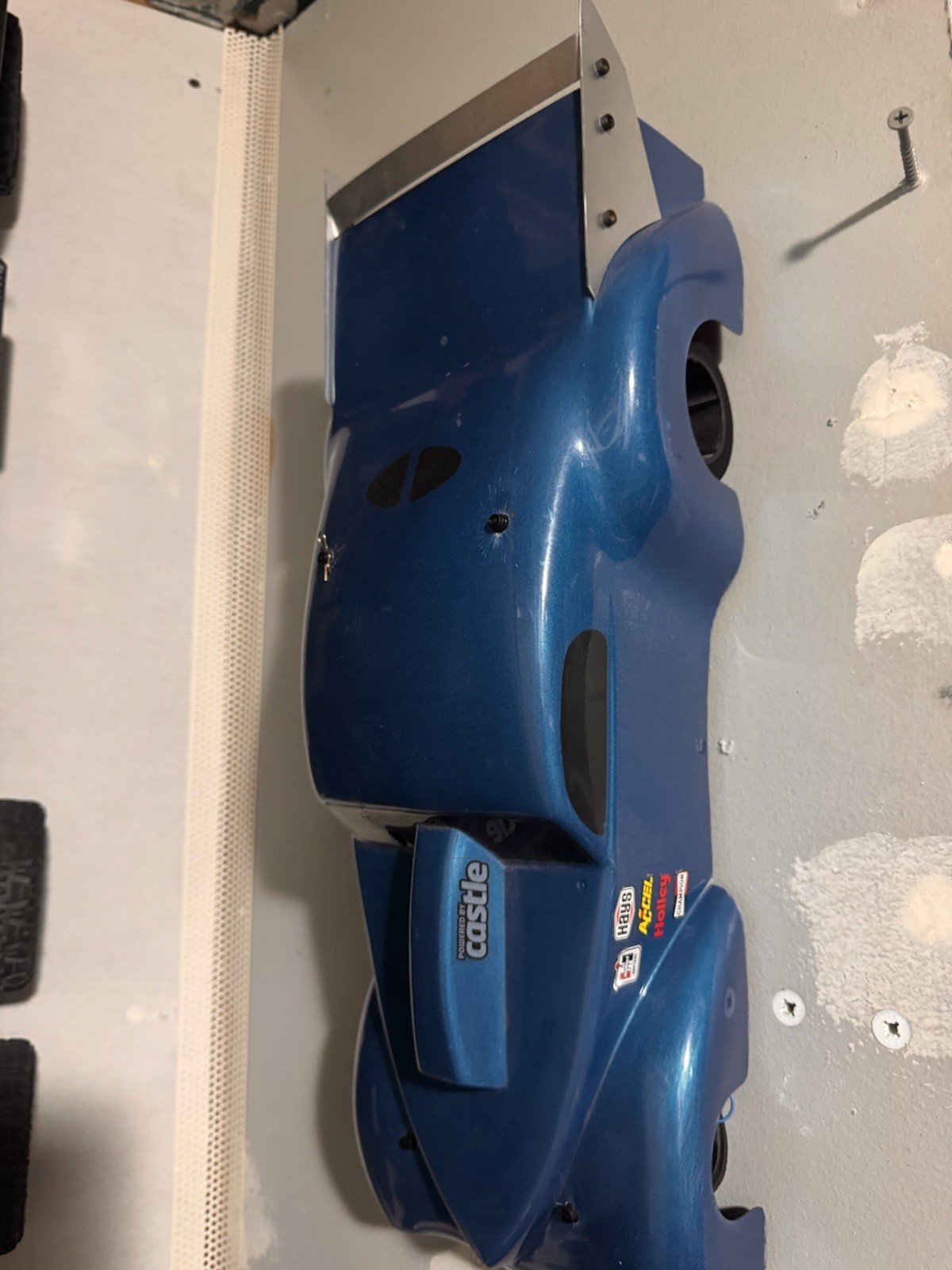 Vintage 1:10 2WD Electric RC Drag Car (ROLLER) Blue, With Composite Tub ...