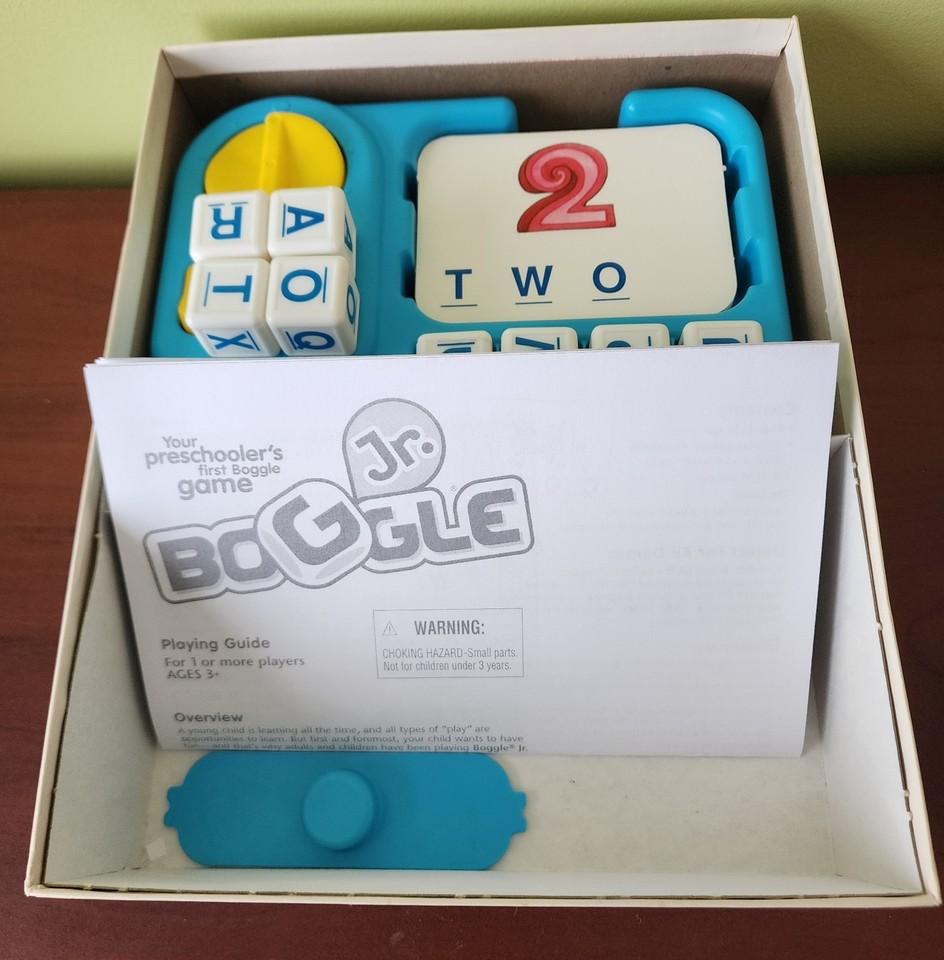 Vintage 1988 Boggle Jr Board Game Parker Brothers 100% Complete 📸SEE PICS📸 | eBay