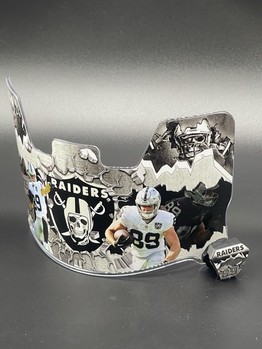 Las Vegas Raiders Brock Bowers Custom Full Size Helmet Visor | eBay