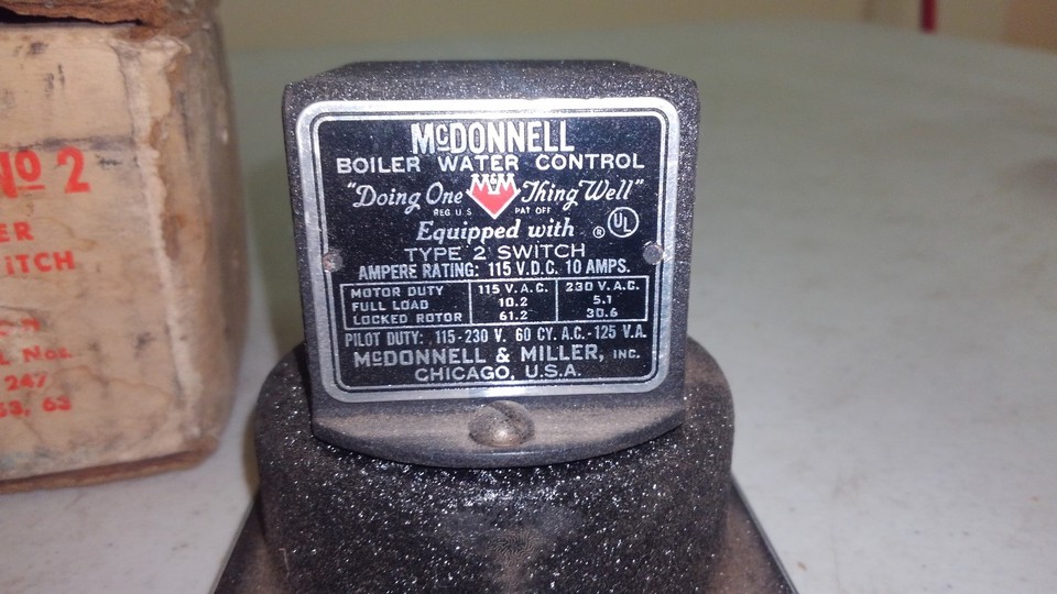 McDonnell No. 2 Low water cut-off switch | eBay