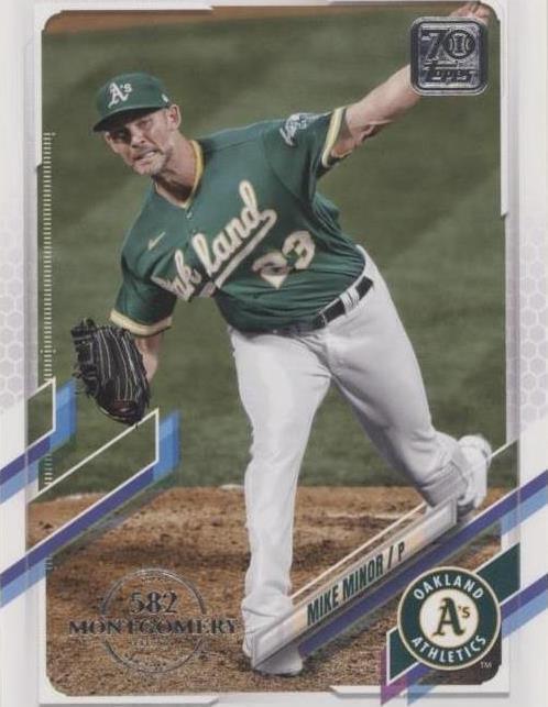 2021 Topps - Mike Minor #329 582 Montgomery Club for sale online | eBay