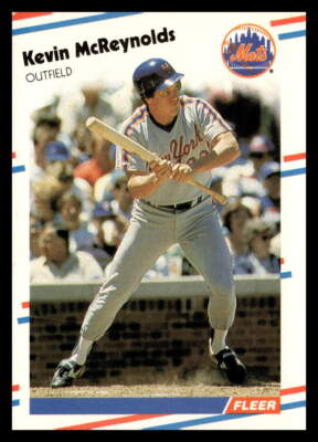 1988 Fleer #143 Kevin McReynolds New York Mets Baseball Card | eBay