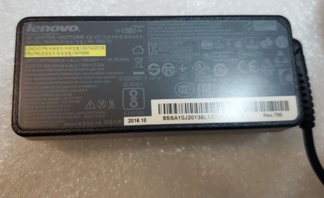 Genuine Lenovo 00PC757 AC Adapter 65w 100 for sale online | eBay