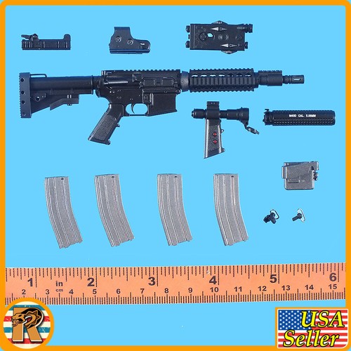 2006 Delta Force - Compak Rifle Set #1 - 1/6 Scale - Easy Simple Action ...