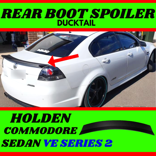 VE SERIES 2 Rear Boot Spoiler Ducktail Wing Fits Holden Commodore SS ...
