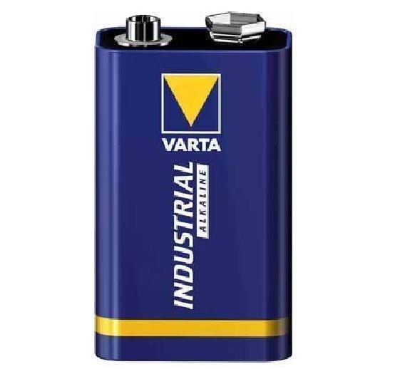 12 x Varta Industrial 9V Blockbatterie 6LR61 V4022 auch für Rauchmelder ...