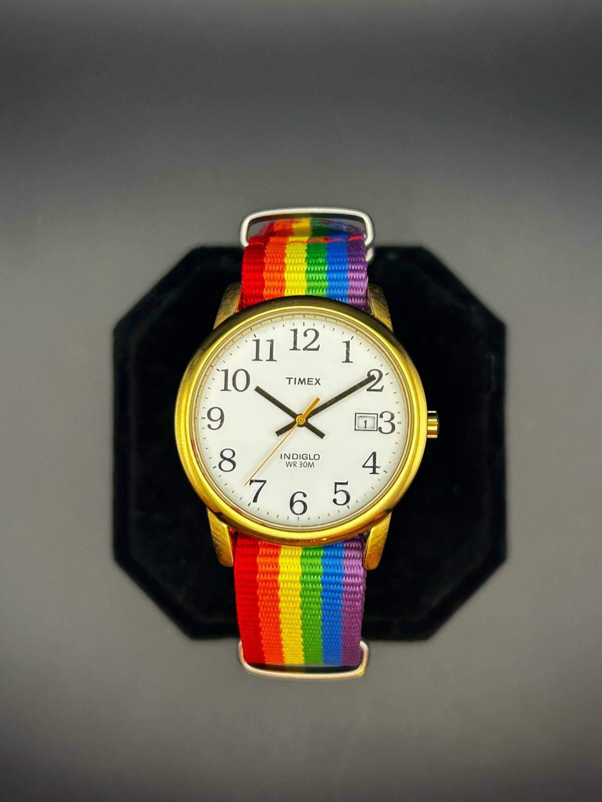 VINTAGE PRIDE Gold Tone Quartz Timex - Gem