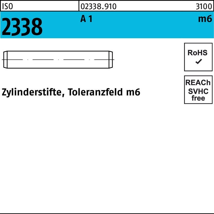 200er PACK(Stk) Zylinderstift 6 m6 x 20 ISO 2338 A 1 | eBay