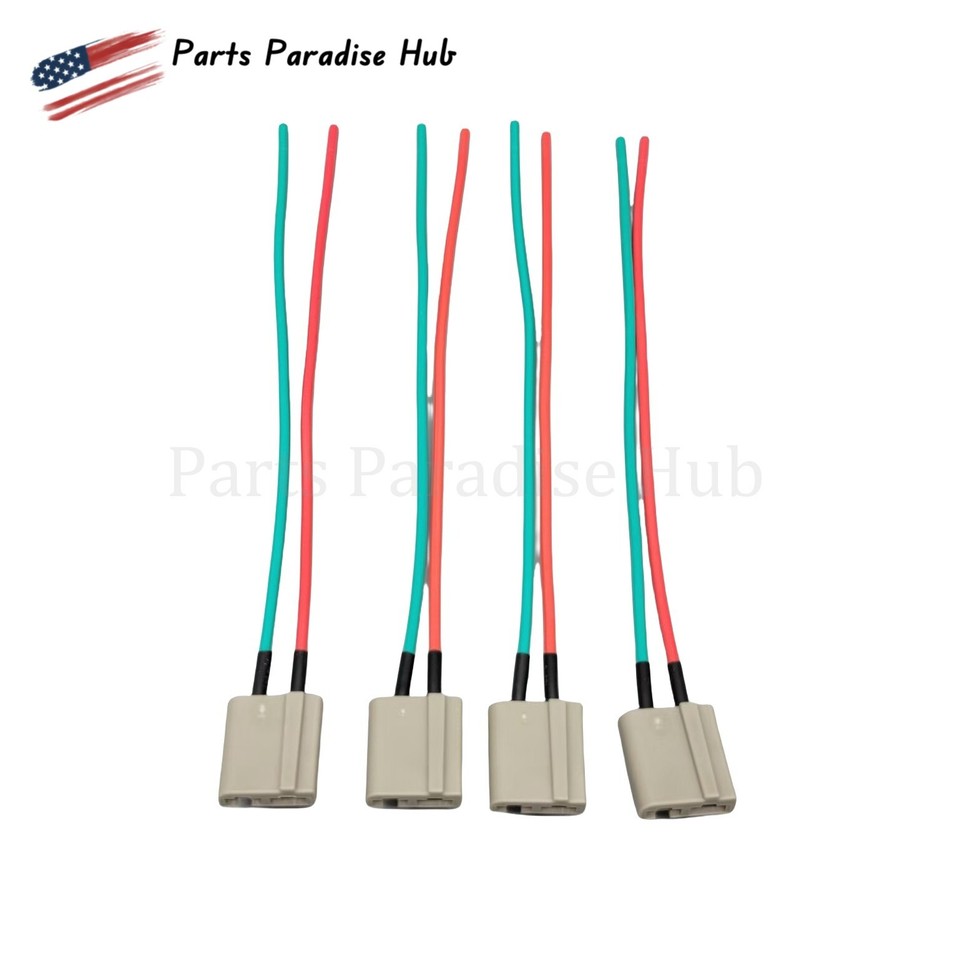 4× HEI Distributor Pigtail Wire Harness Dual 12V Power Tach HEI ...