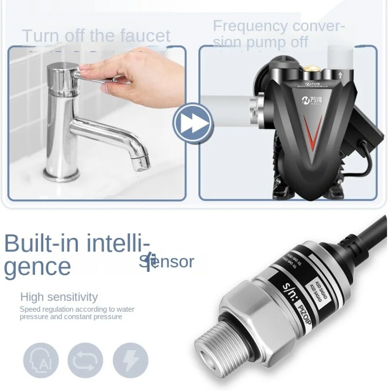 Automatic Inline Water Booster pump Household Booster Self Priming ...