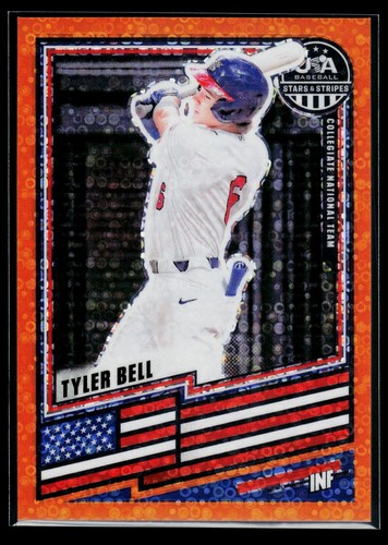 2026 Panini Stars & Stripes Orange Disco /75 Card #161 Tyler Bell | eBay