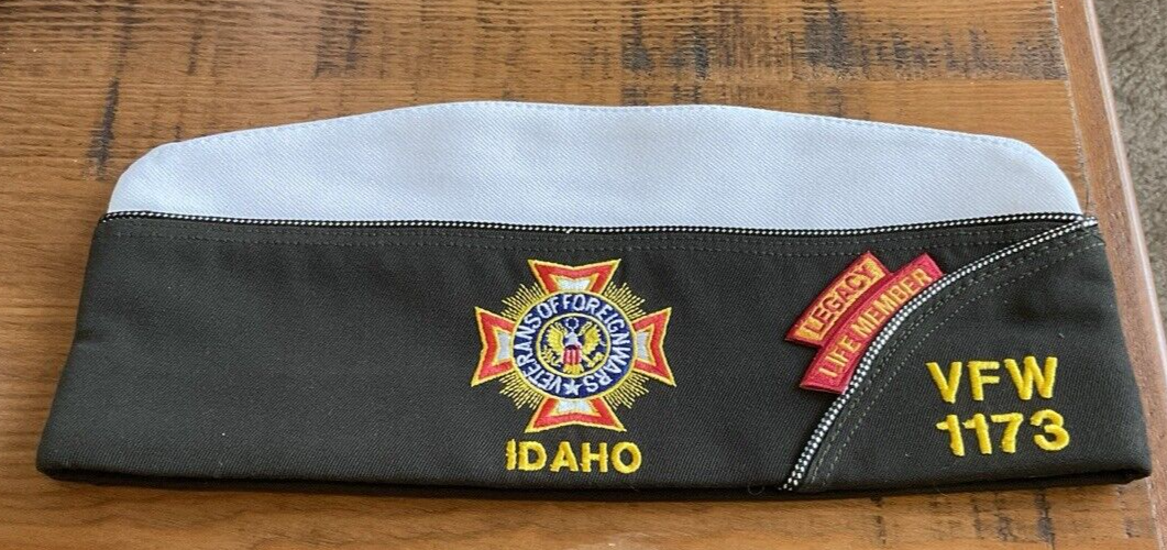 VFW Veterans of Foreign Wars Garrison Cap 1173 Idaho Legacy Life Aide ...