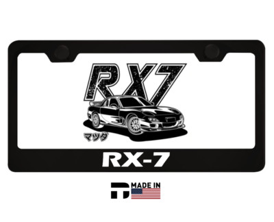 RX-7 License Plate Frame | Reflective White | Street Racing USA | eBay