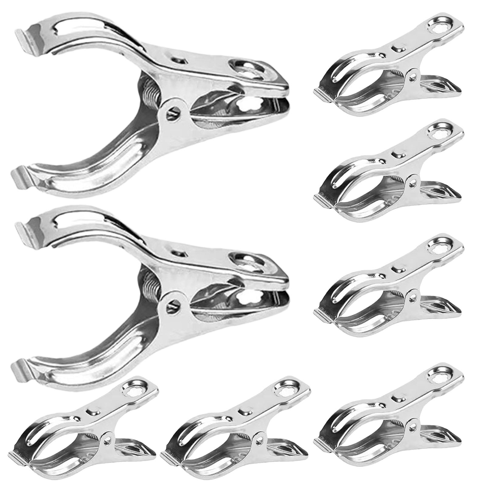 Garden Clips Greenhouse Clamps Heavy Duty Stainless Steel Plant Netting ...