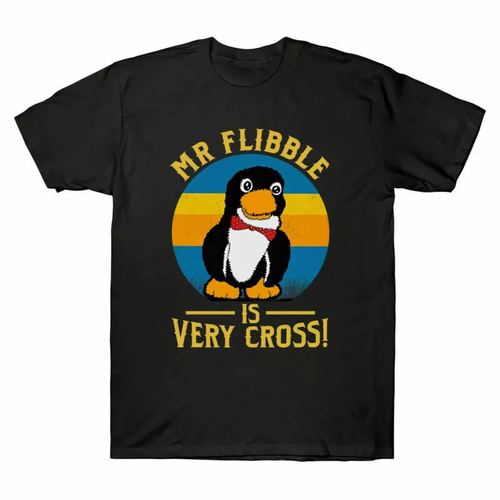 Retro Shirt Very Vintage Cross Funny Mr Comedy Flibble TV Tee Men's T ...
