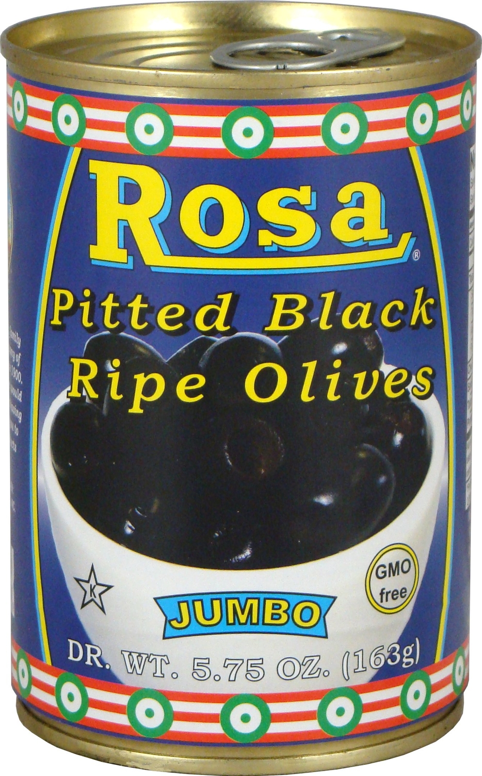 Rosa Pitted Jumbo Black Olives 5.75-Ounce Cans (Pack of 12) for sale ...