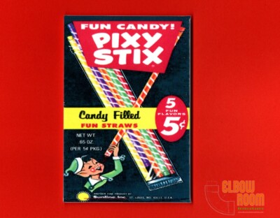 Pixy Stix vintage candy box art 2x3" fridge magnet | eBay