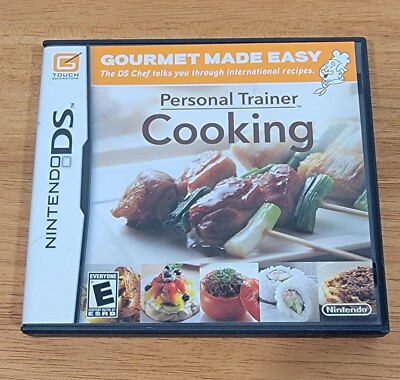 Personal Trainer: Cooking (Nintendo DS, 2008) - Complete w/ Booklets ...