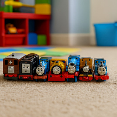 Vintage 1990's Ertl Thomas & Friends Train Lot of 7 Toby Gordon Thomas ...
