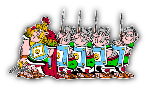 Asterix Obelix Army Cartoon Car Bumper Sticker Decal 5'' x 3'' | eBay
