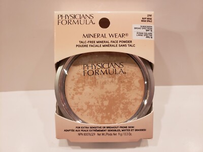 Physicians Formula ~ Mineral Wear Face Powder~ Buff Beige~ Spf 16 ~NIB ...
