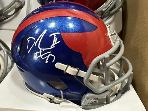 NEW YORK GIANTS DEXTER LAWRENCE AUTOGRAPHED SIGNED 100th ANNIVERSARY ...