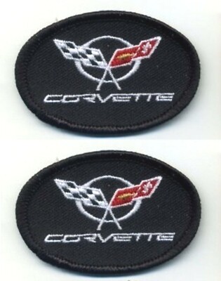 CHEVY VETTE RACE TEAM CORVETTE RACE C-5 iron-on VETTE EMBROIDERED 2 ...