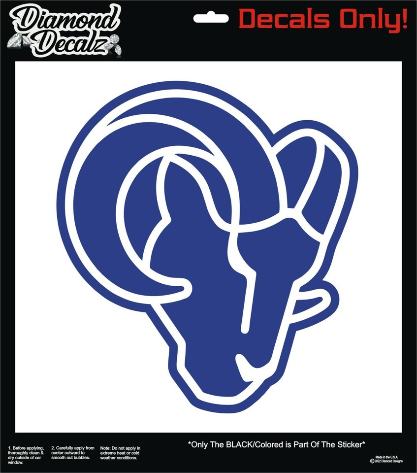 Los Angeles Rams Vinyl Decal Car Window NFL NFC Football Stafford ...