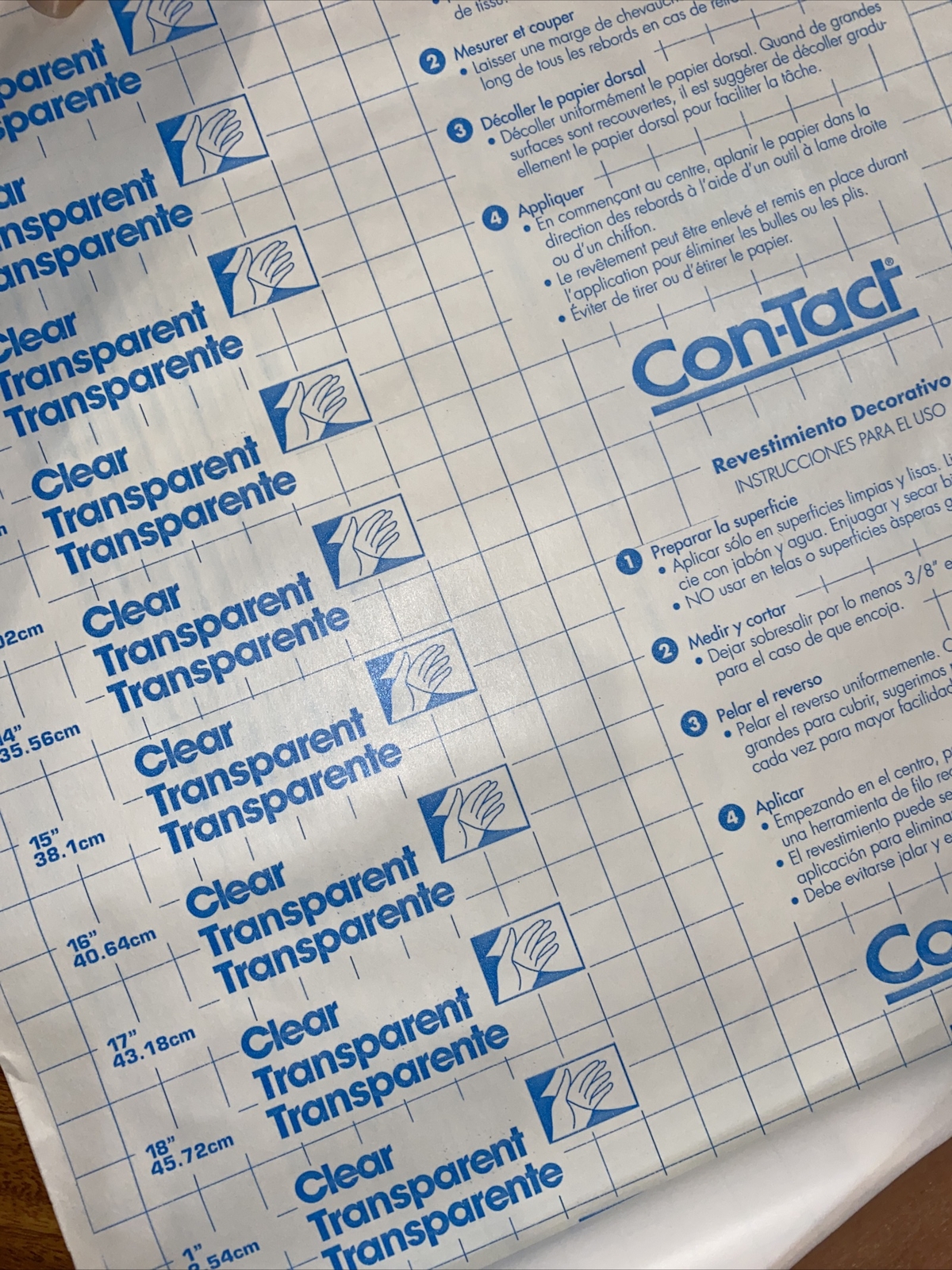 White Contac Paper Approx 24ft Total | eBay