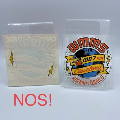 Vintage 1987 WMMS 100.7 FM Cleveland Rockin’ The World Buzzard Window ...