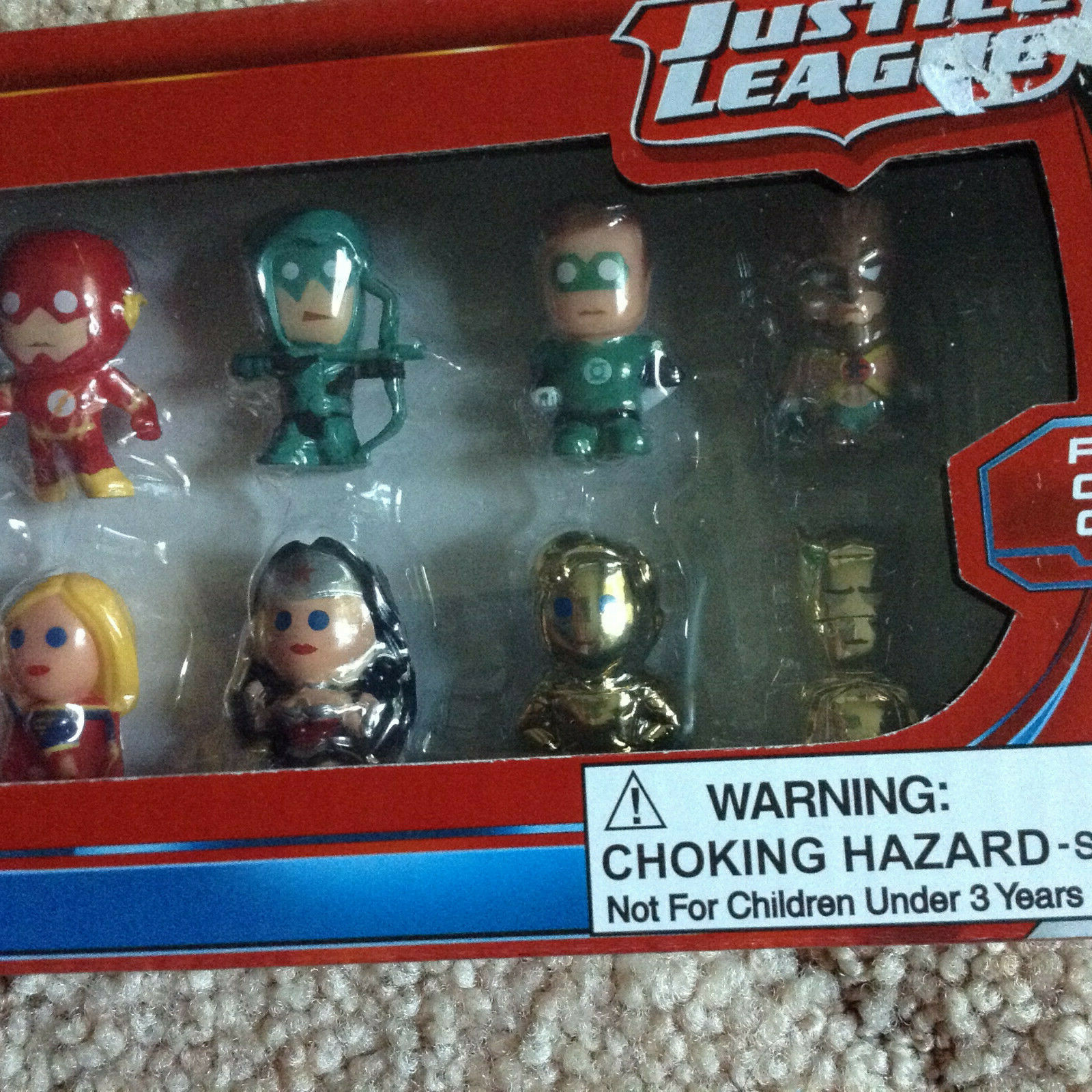 DC Justice League CHIBIS Complete Set w/ 2 Rare Gold NIB Batman WW ...