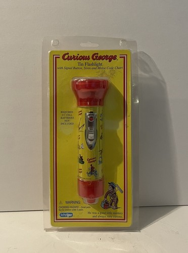 VTG Schylling Curious George Flashlight In Original Package | eBay