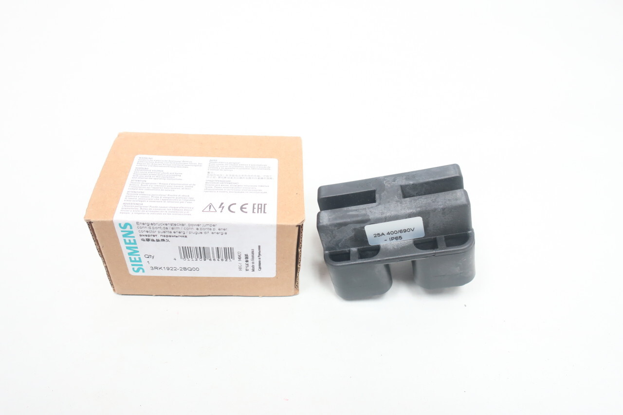 Siemens 3RK1922-2BQ00 Power Jumper Plug | eBay