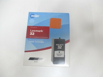 Inkjet Cartridge Replacement for Lexmark 32 - Color Black | eBay