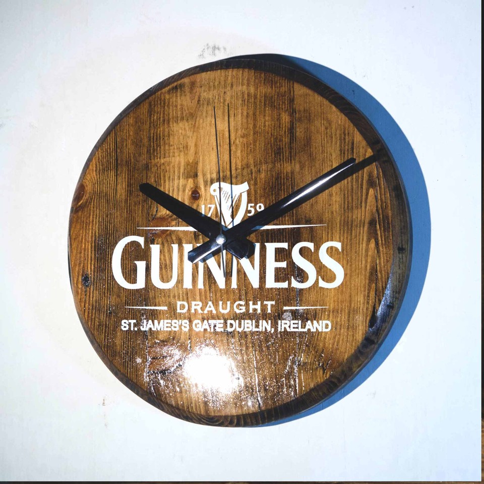 Guinness Wooden Clock,Guinness Gift,Unique Christmas Gifts,Irish Gift ...