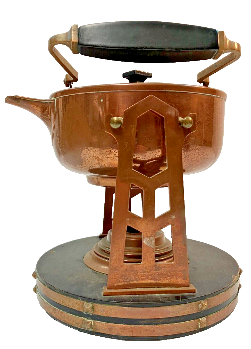 Rare Antique S. Sternau & Co New York Brass Tilting Teapot With Stand ...