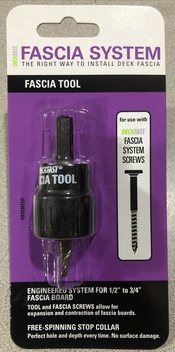 DECKFAST Fascia System Tool Countersink PVC & Composite Deck Fascia ...