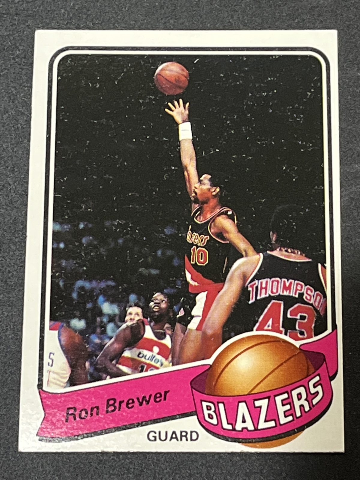 RON BREWER ROOKIE 1979-80 TOPPS #79 TRAILBLAZERS NBA BASKETBALL SET ...