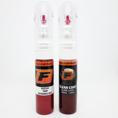 for SUZUKI ZWP | BURNING RED | MULTICOAT Touch up paint Pen Kit Scratch ...