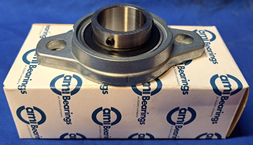 AMI BEARINGS M10 2 BOLT FLANGE SHAFT DIAM 30MM K006 BEARING KFL000 ...