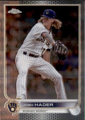 2022 Topps Chrome Josh Hader Milwaukee Brewers #119 | eBay