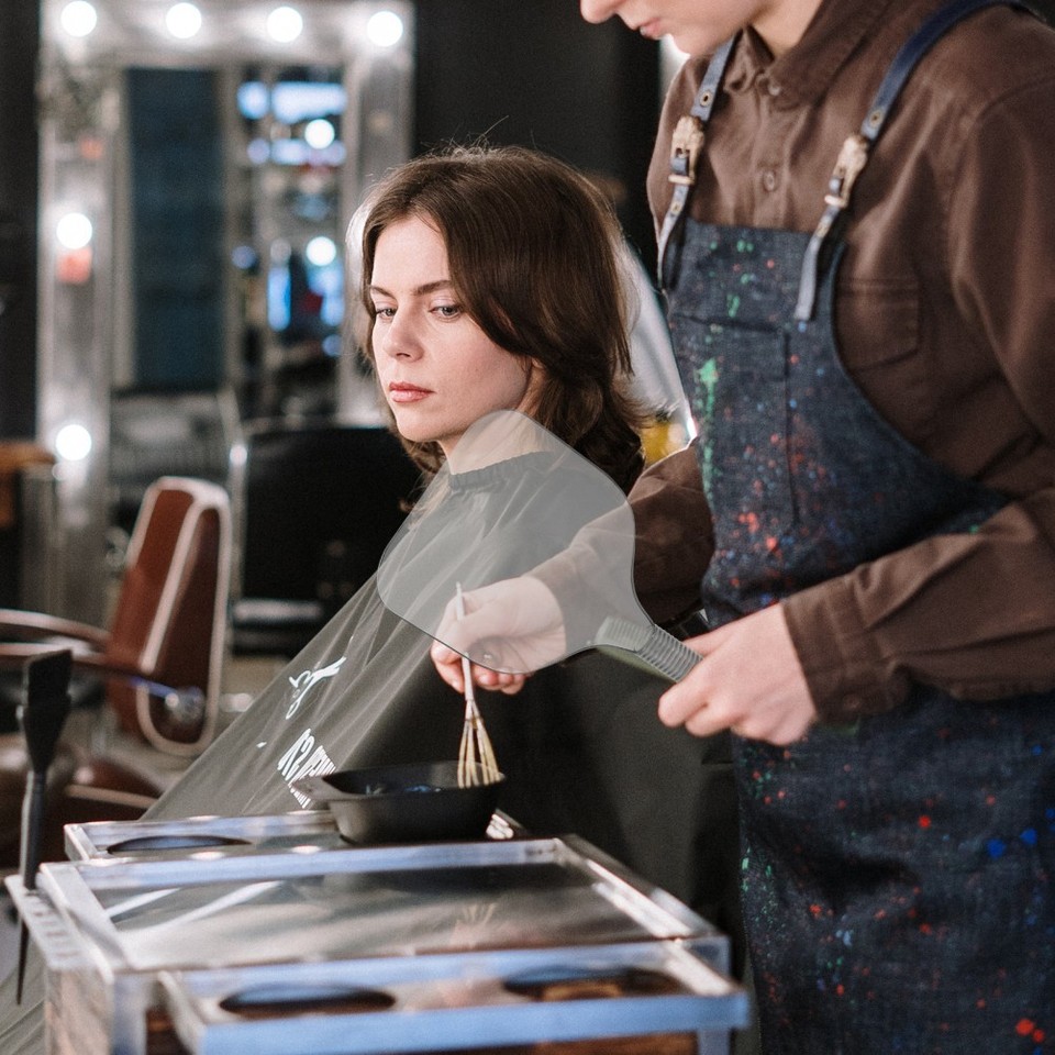 Hair Spray Protective Shield Hairspray for Facial Face Cover Stylist ...