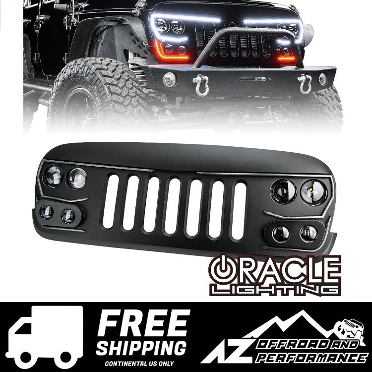 Jeep Wrangler JK Oracle Vector Grill: Custom Painted Power - Jeep Car Info
