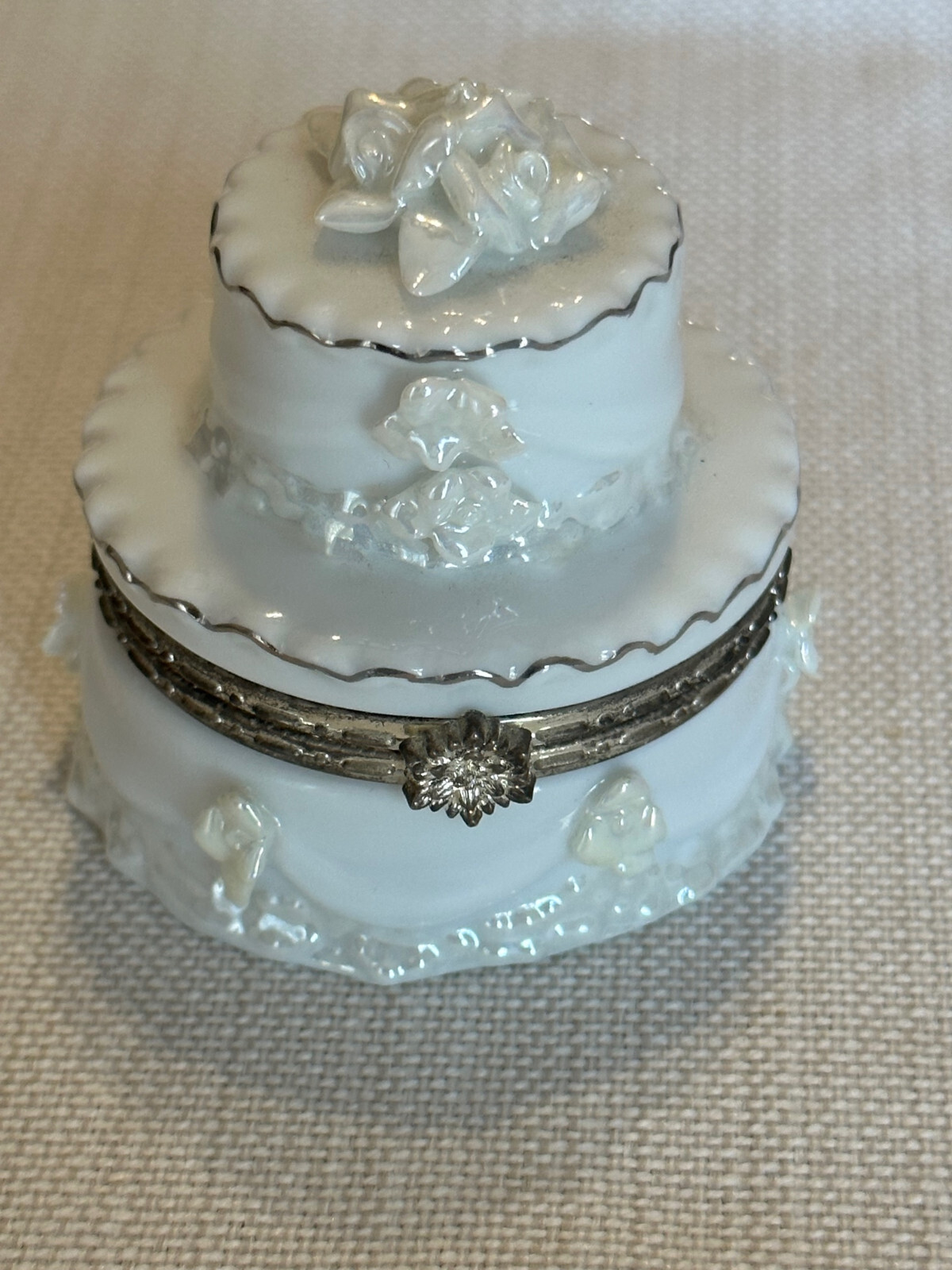 AppleTree Design Porcelain Wedding Cake Pill Box | eBay