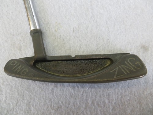 USED PING MAG BRONZE ZING 35" PUTTER STEPLESS PING STEEL SHAFT MENS RH ...